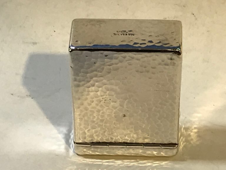 Zigarettenetui. Sterling Silber 925. U. S. A. 20. Jahrhundert.